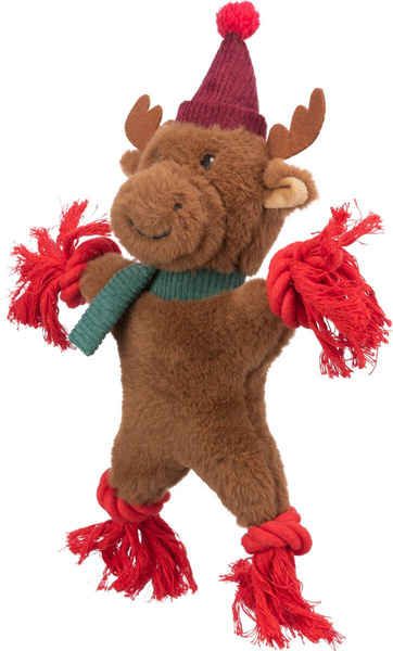 Trixie Xmas Reindeer Plush/Rope 32 cm | Widforss