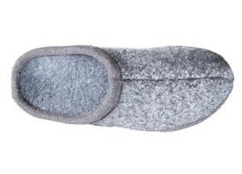 Ulle Original M's Wool Slippers Grey Melange | Widforss