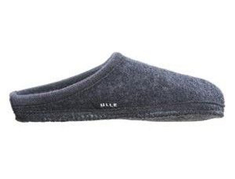 Ulle Original M's Wool Slippers Black Melange | Widforss
