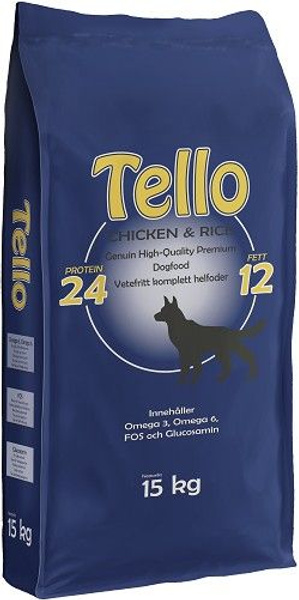 Tello Chicken & Rice 15 kg | Widforss