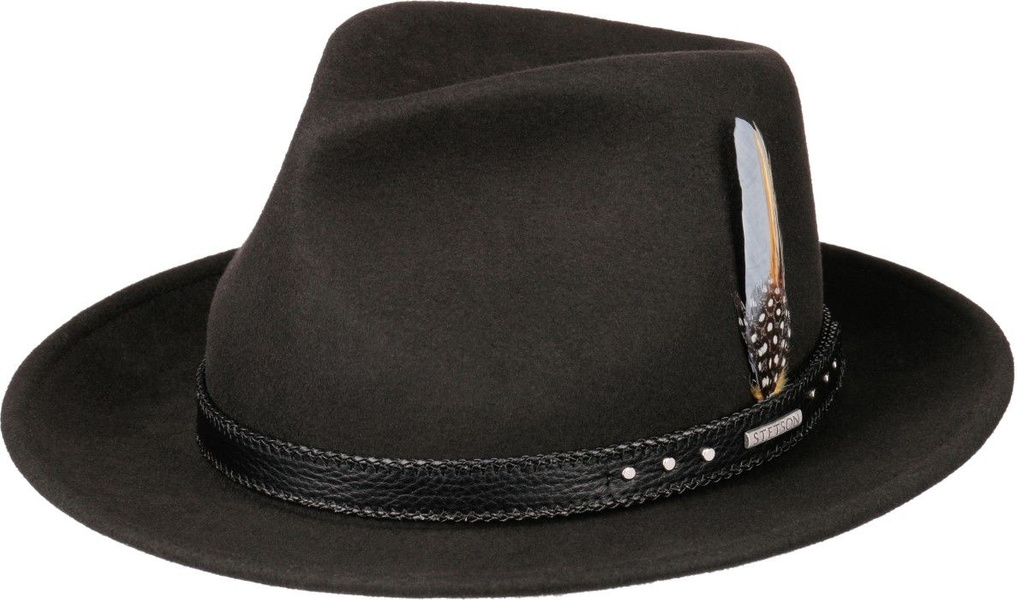 Stetson Fedora Vitafelt Dark Brown | Widforss
