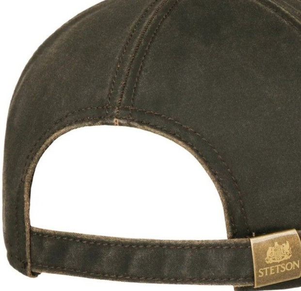 Stetson Baseball Cap CO/PES Leather Patch Brown | Widforss
