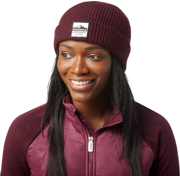 Smartwool Patch Beanie Black Cherry One Size | Widforss