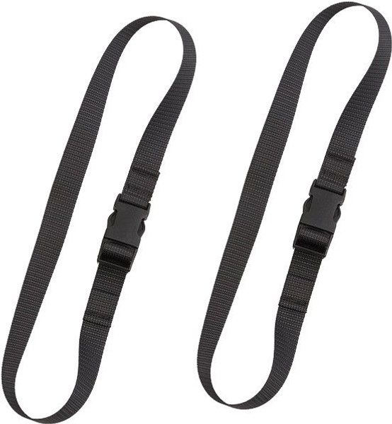 Pack straps SR buckle 80 cm 2-Pack Black | Milrab.no