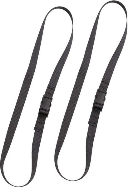 Pack straps SR buckle 120 cm 2-Pack Black | Milrab.no
