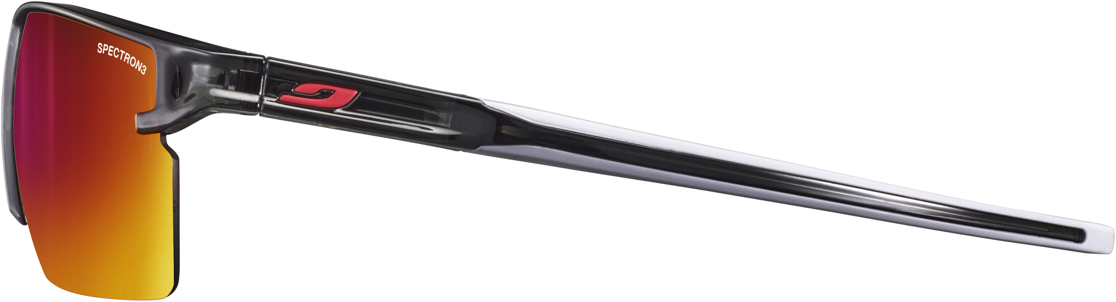 Julbo Outline Spectron 3 Shiny Translucent Black / Red | Widforss