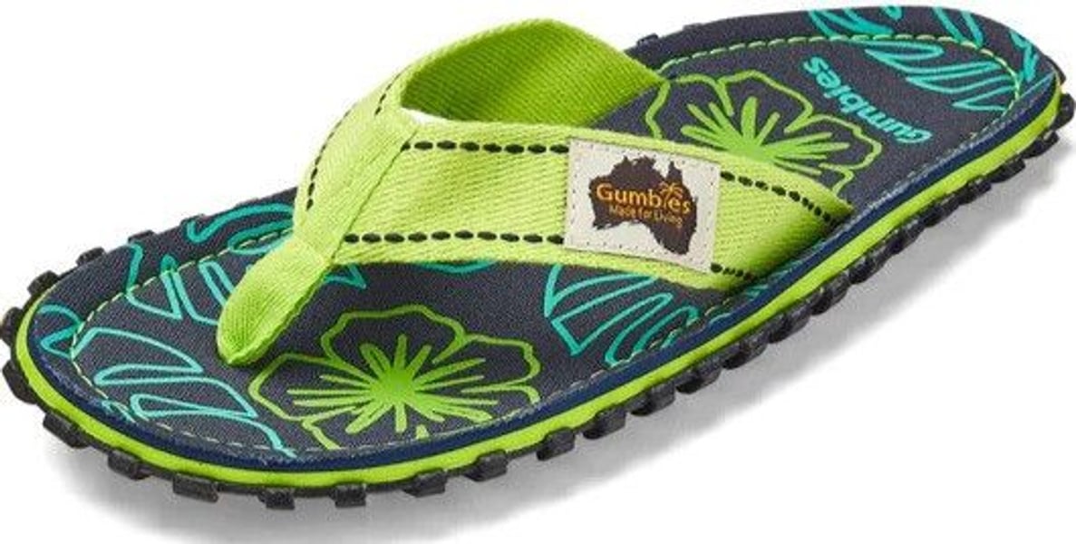 Gumbies Islander Lime Hibiscus Unisex | Widforss