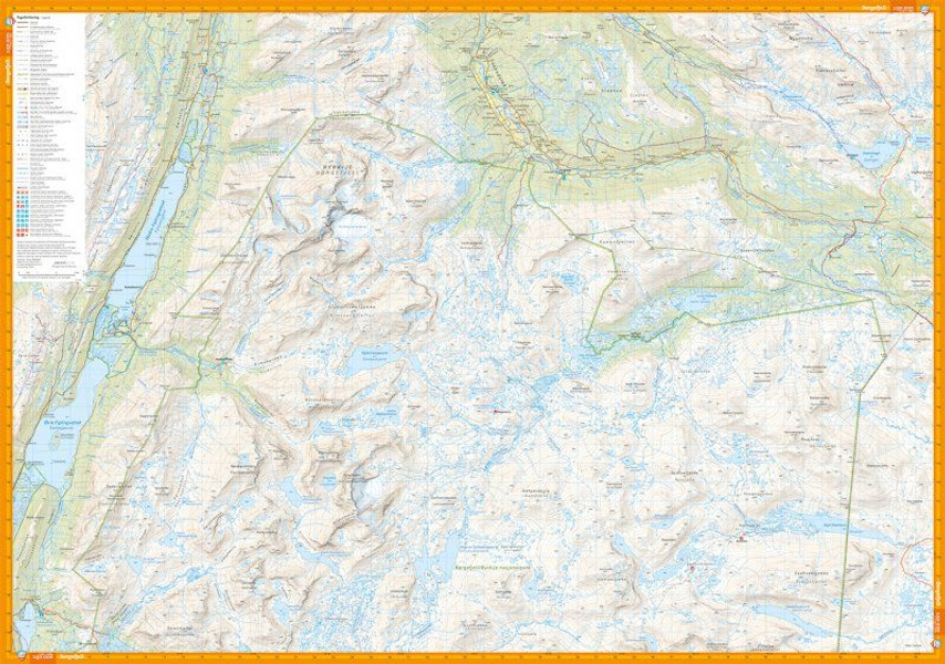 Calazo Turkart Børgefjell 1:50 000 | Widforss