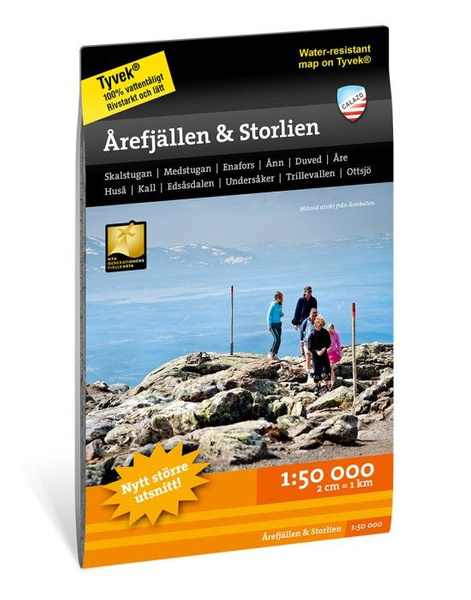 Calazo fjellkart Årefjällen & Storlien 1:50.000 | Widforss
