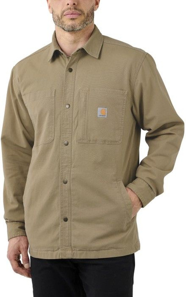 Carhartt Workwear Carhartt M's Fleece Lined Snap Front Shirt Jacket ...
