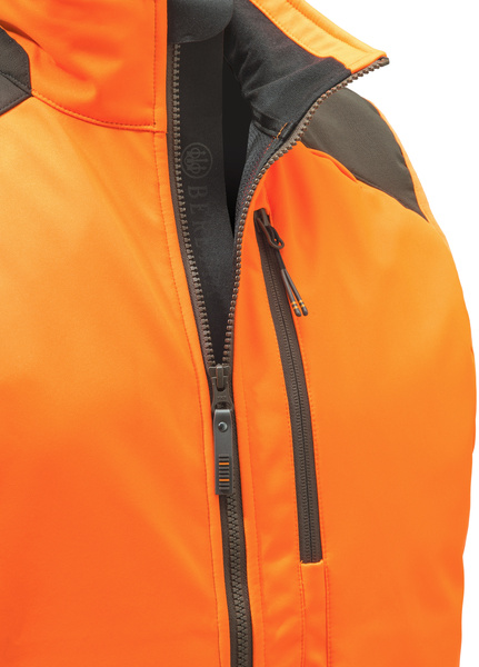 Beretta M's Butte Softshell Vest Orange & Brown Bark | Widforss