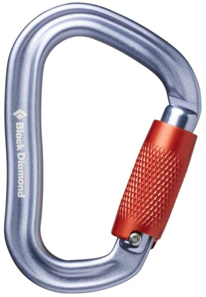Black Diamond Vaporlock Twistlock Carabiner Gray | Widforss