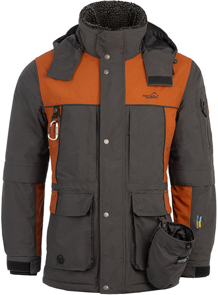 Arrak Outdoor Arrak M's Original Jacket Anthracite/Orange | Widforss