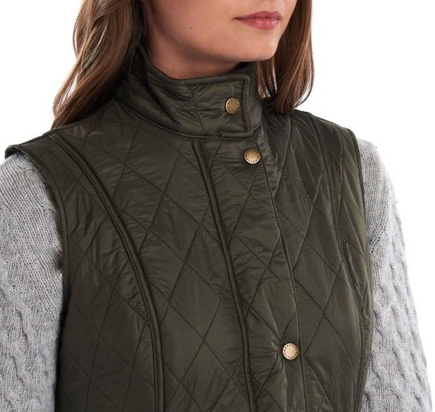 Barbour W's Wray Polarquilt Gilet Olive | Widforss