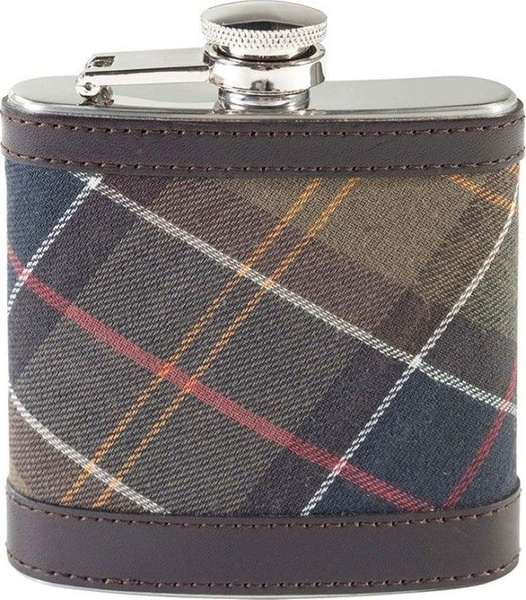 Barbour Hip Flask Classic taskumatti, Tartan/Dark Brown | Widforss ...