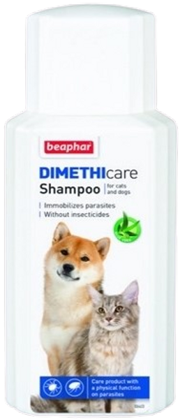 Beaphar Flea & Tick Shampoo (Dimethicone) Dog/Cat 200 ml | Widforss