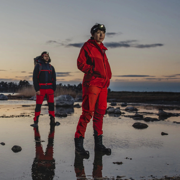 Lundhags W's Makke Pant Red/Mellow Red | Widforss