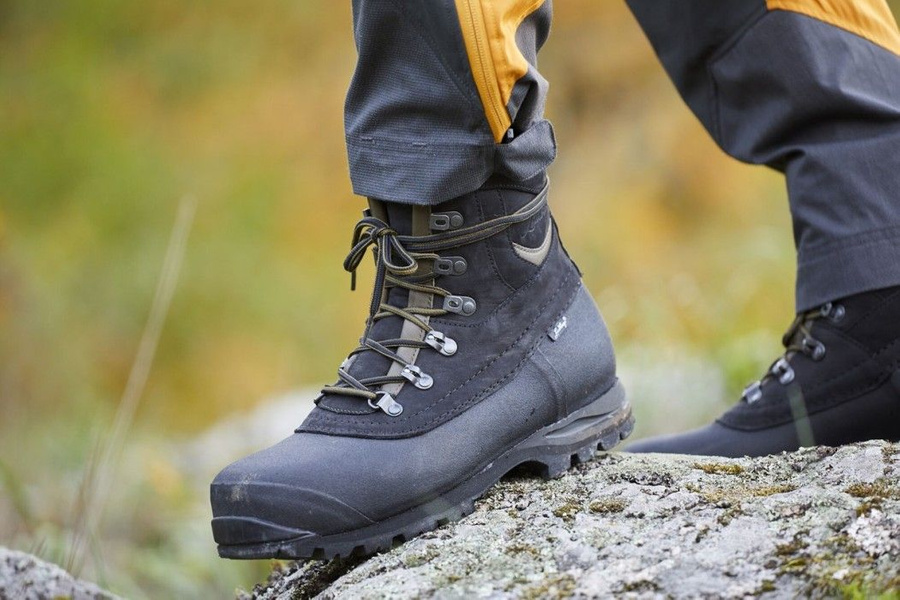 Lundhags M's Jaure II Mid Black/Tea Green | Widforss