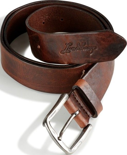 Lundhags Logger Belt 35mm Brown | Widforss