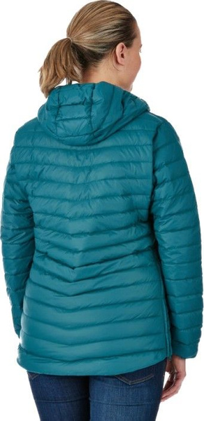 Rab Horizon Down Hoody naisten takki, turkoosi | Widforss/Retkitukku