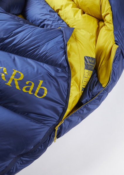 Rab Neutrino 800 Left Zip Long -22°C Nightfall Blue | Widforss