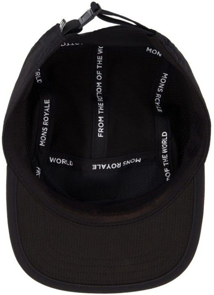 Mons Royale Velocity Trail Cap Unisex Black | Widforss