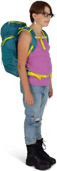 Osprey Kids Jet 28L Green Canopy/Limeline Green | Widforss