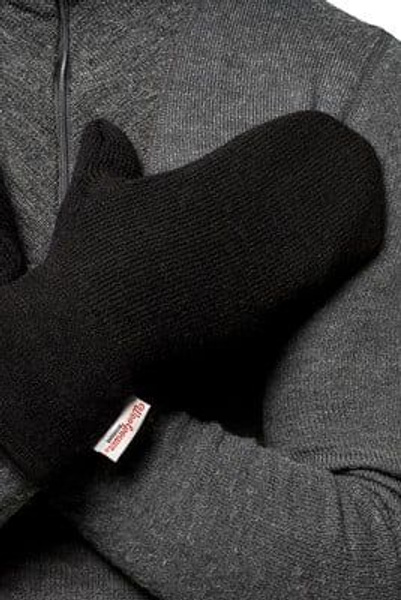 Woolpower Mittens 400 Black | Widforss