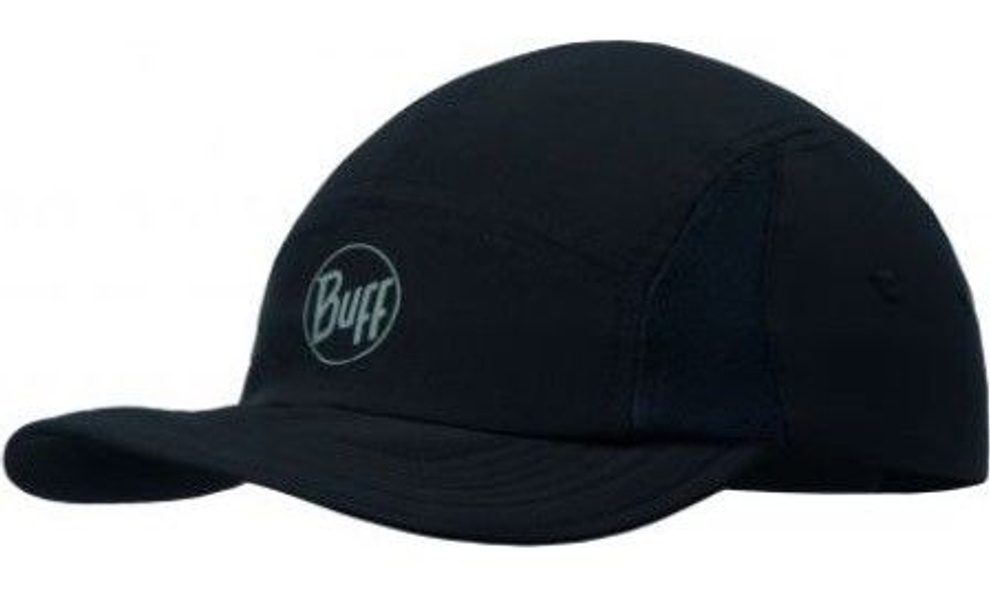 Buff 5 Panel Cap R-Solid Black | Widforss