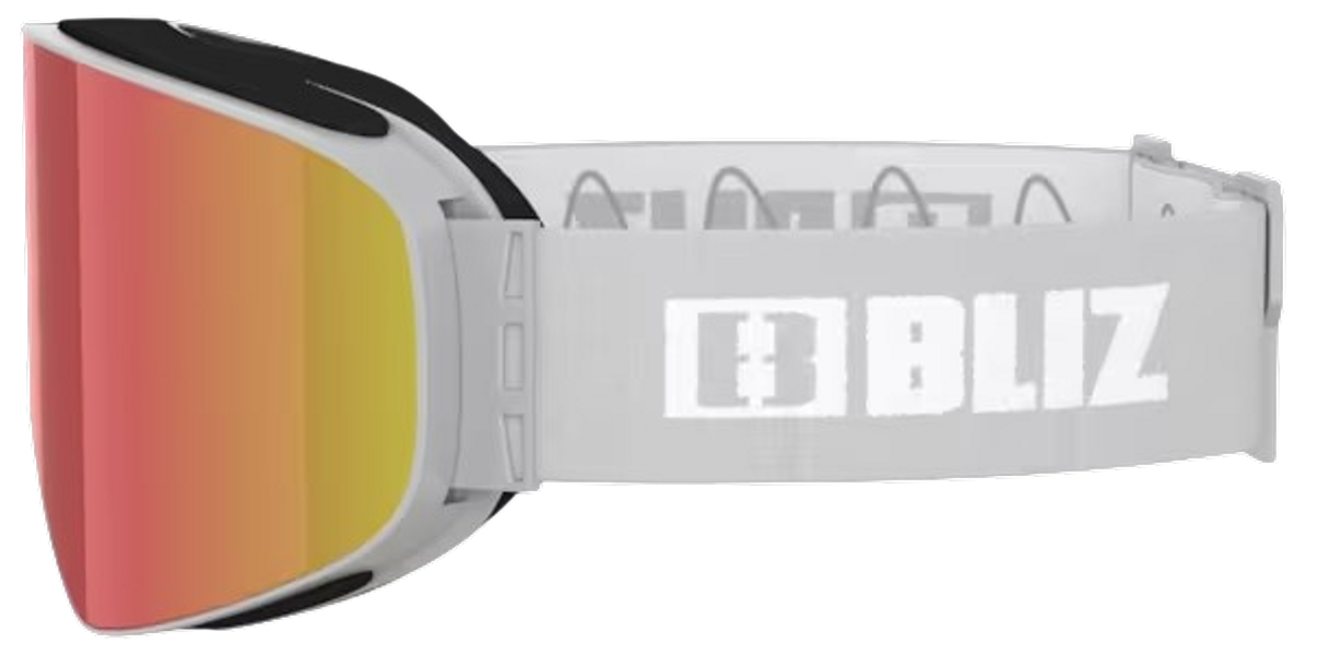 Bliz Flow Matt Light Grey with Brown W Red Multi + Pink Spare lens ...