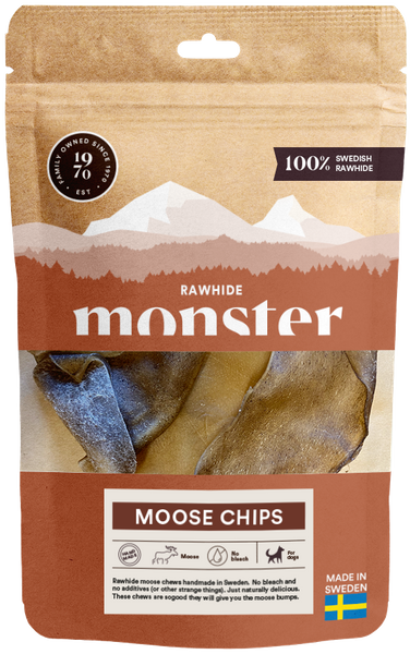 Monster Raw Moose Chips Påse 10 st | Widforss
