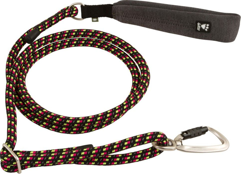Hurtta Adjustable Leash ECO 120-180cm/11 mm Neon Licorice | Widforss