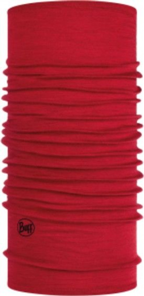 Buff Lightweight Merino Wool Solid Red | Widforss