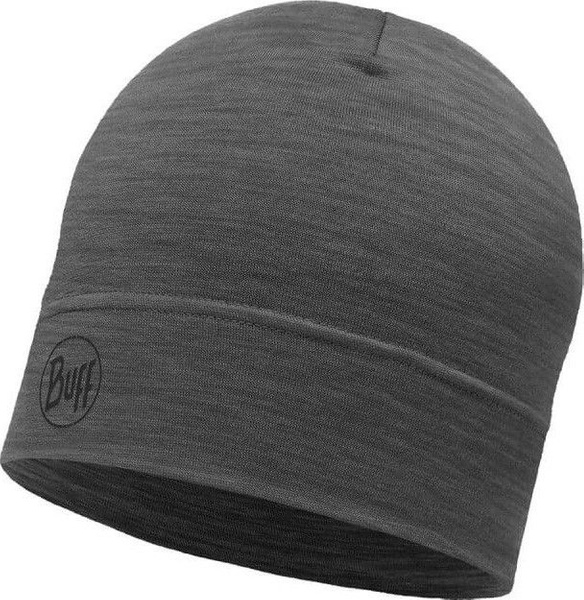 Buff Lightweight Merino Wool Hat Solid Grey | Widforss