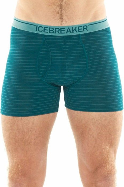 Icebreaker M's Anatomica Boxers w Fly Black | Widforss