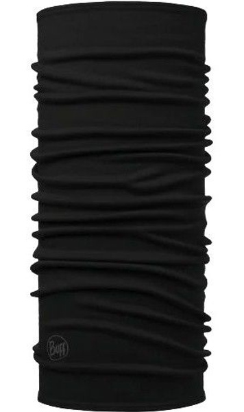 Buff Midweight Merino Wool Solid Black | Widforss