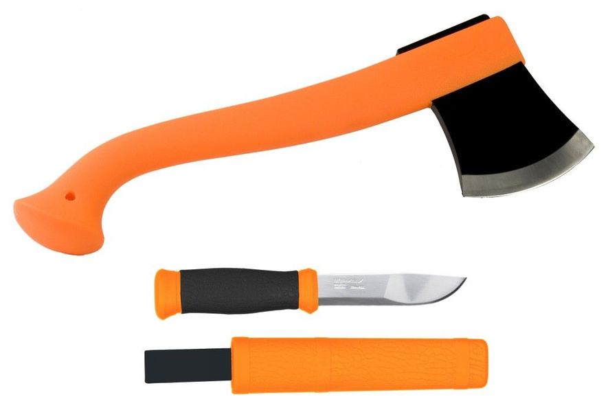 Outdoor Kit med Yxa och Mora 2000 | Milrab.no
