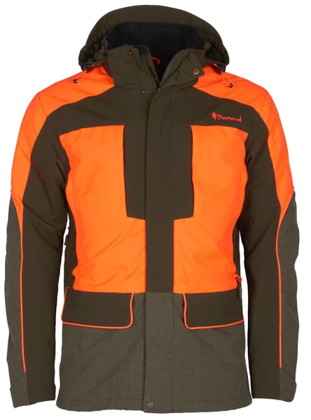 Pinewood M's Thorn Resistant Jacket Moss Green/Orange | Widforss
