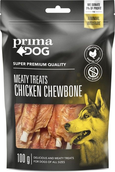 PrimaDog Prima Meaty Treats Kanapurutikku 100 G | Widforss/Retkitukku