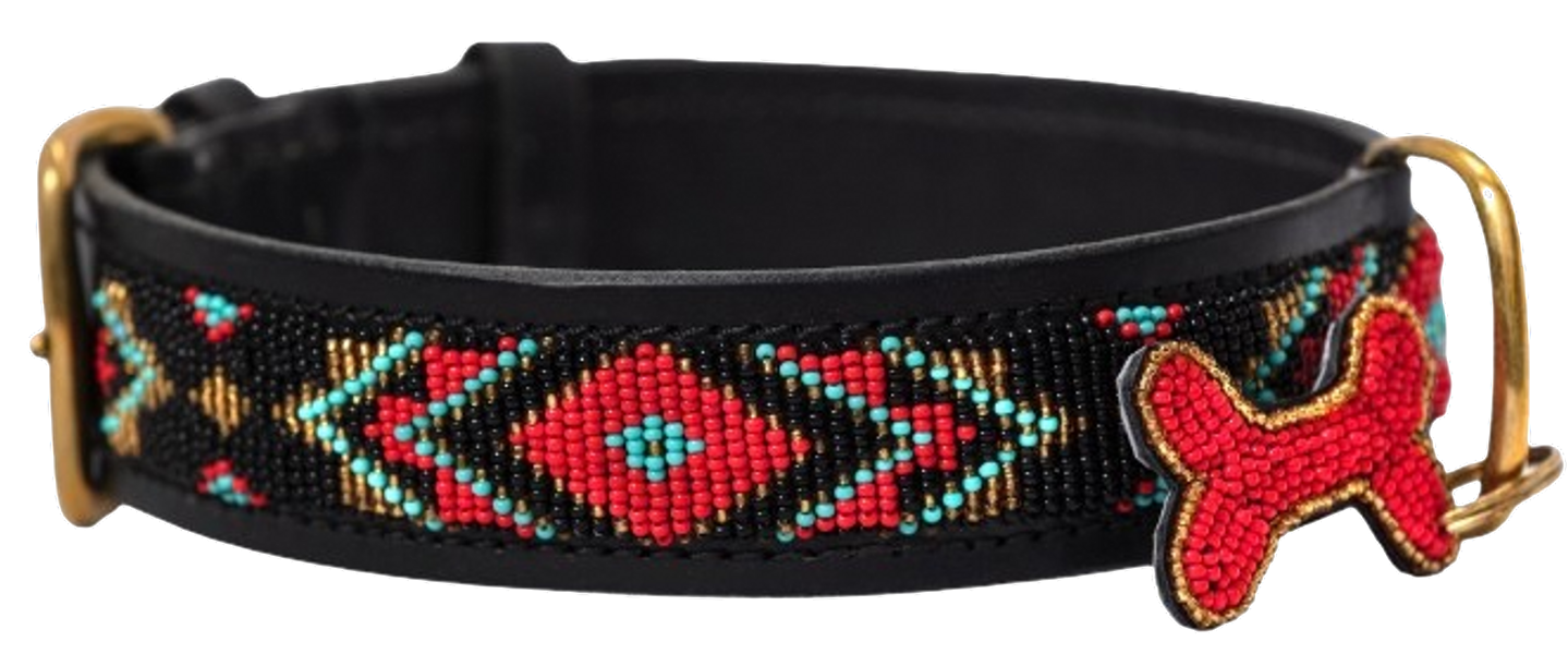 Zinj Design Terese Collar M 53 x 3,0 cm Red | Widforss