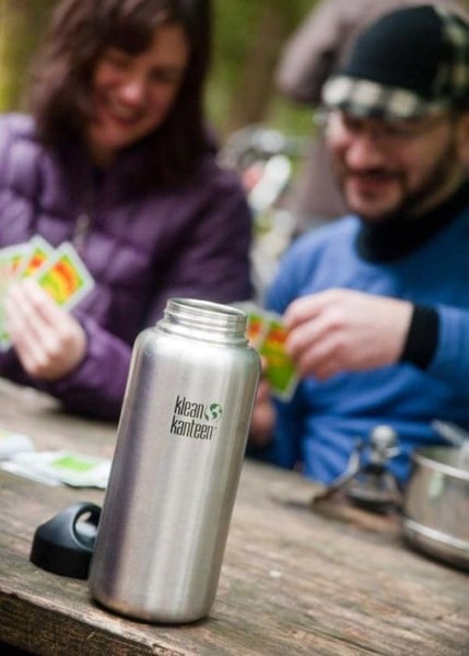 Klean Kanteen Wide 1182 ml with Wide Loop Cap Brushed Stainless | Widforss