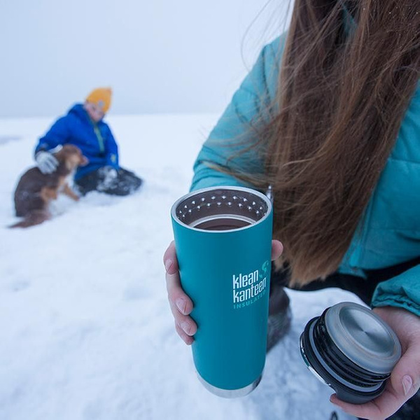Klean Kanteen TKWide 473ml with Wide Loop Cap Brushed Stainless | Widforss