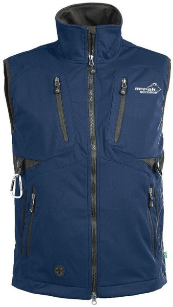 Arrak Outdoor M's Acadia Softshell Vest Navy | Widforss
