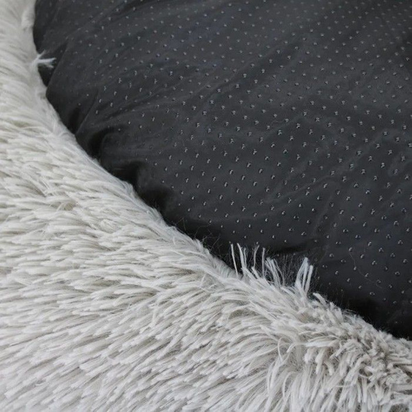 Brava Fluffy Calming Bed Dark Grey XL | Widforss