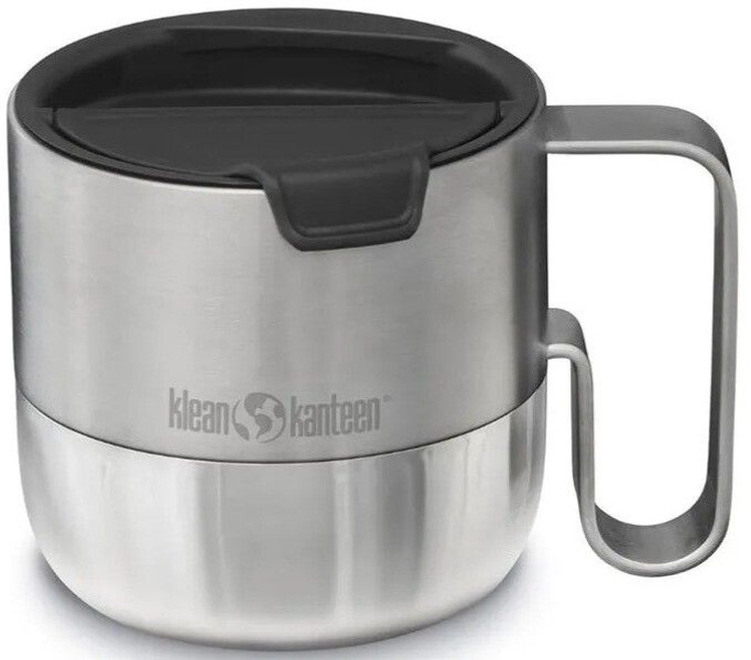 Klean Kanteen Rise Mug 414ml (w/Flip Lid) Brushed Stainless | Widforss