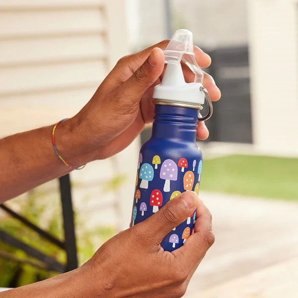 Klean Kanteen Kid Classic Narrow 355ml (w/ Kid Sippy) Happy Flowers ...