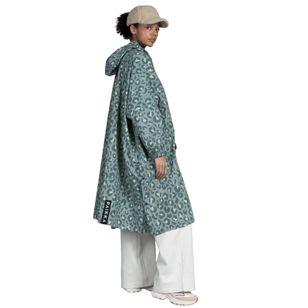 PAIKKA Human Rain Poncho Green Leo One Size | Widforss