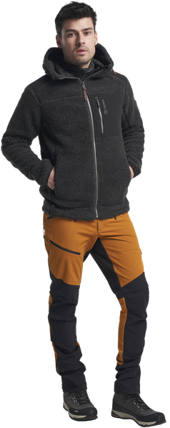Tenson M's Himalaya Teddy Fleece Hood Pirate Black | Widforss