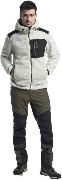 Tenson Himalaya Teddy Fleece Hood fleecetakki, Oyster Mushroom ...