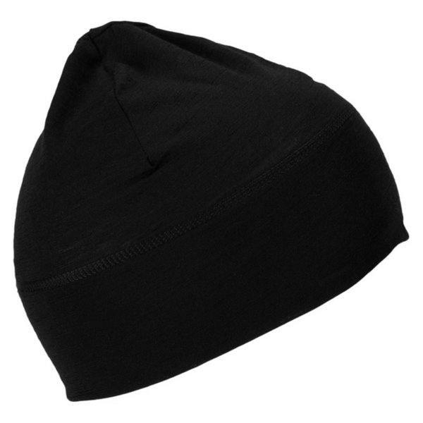 Lightwool 140 Beanie Jet Black | Milrab.no